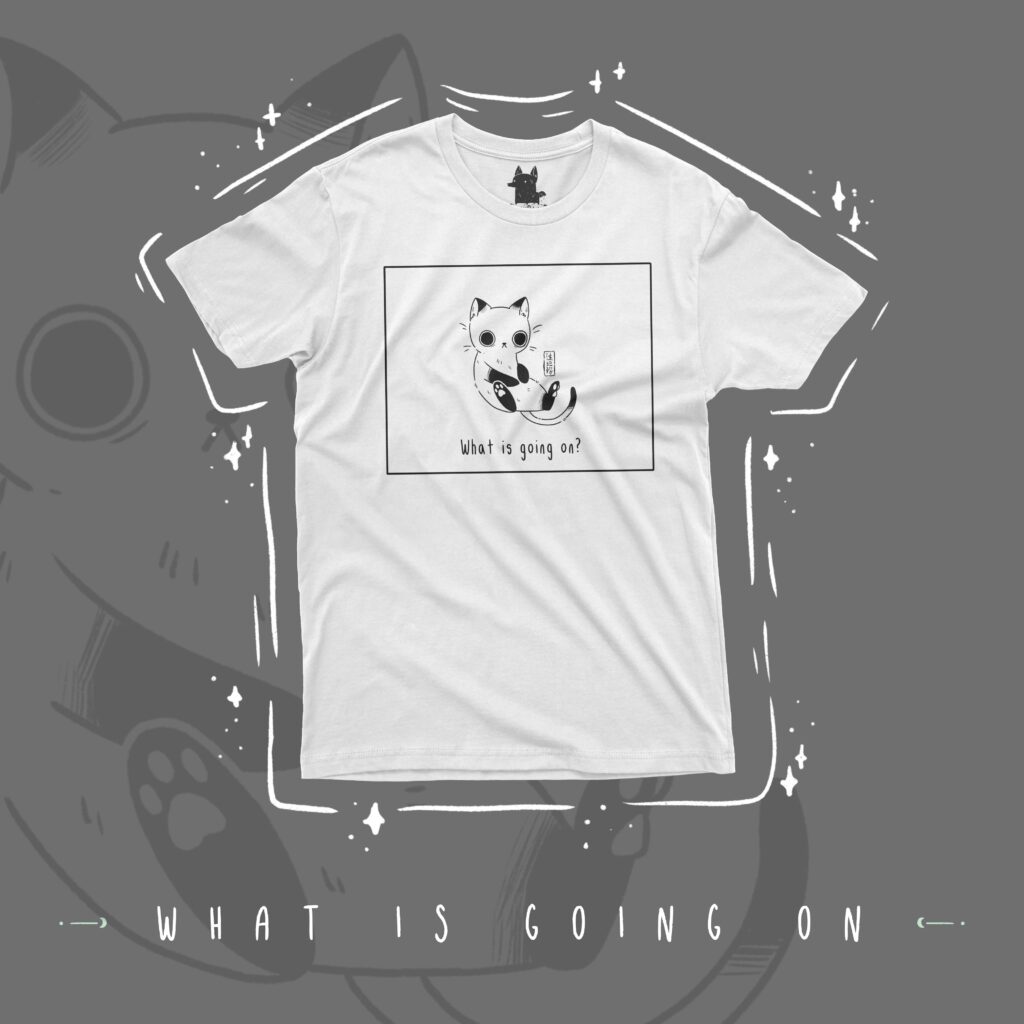 ‘What is Going On?’ T-Shirt (Pre-Order) – lumi.artthings